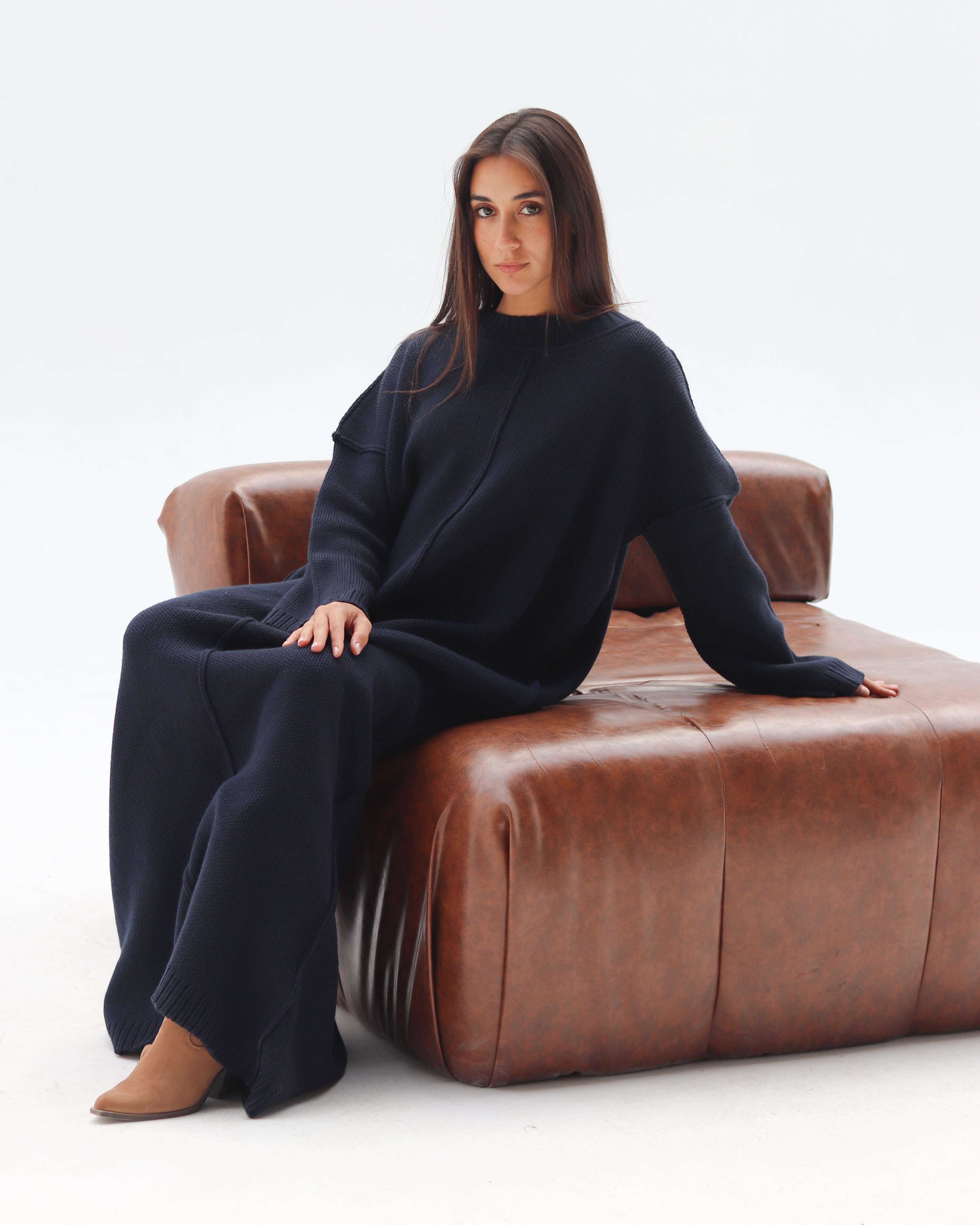 Cozy unfinished dress – Hajar.eg